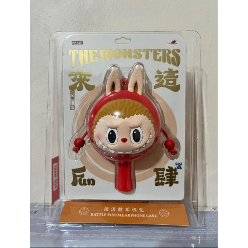 Jual ORIGINAL Labubu Rattle Drum - Earphone Case Asli BNIB POPMART ...