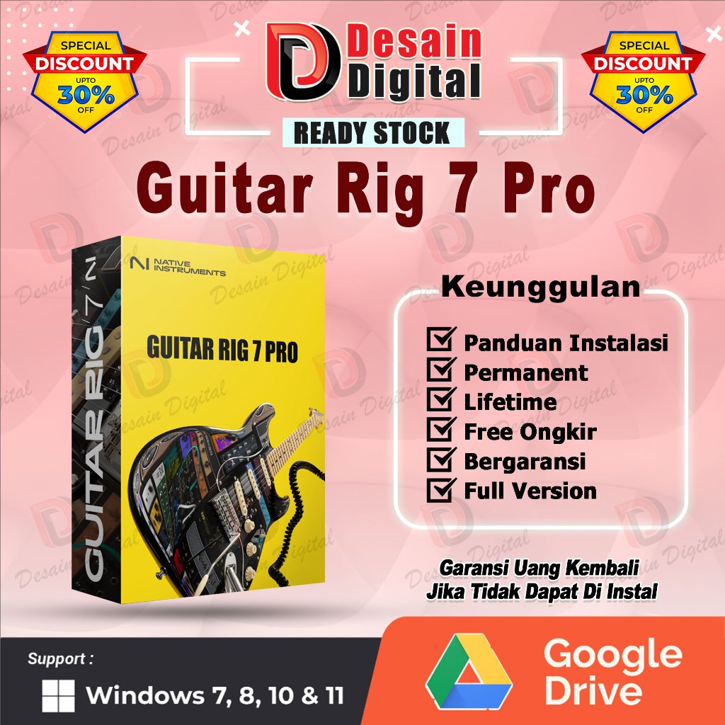 Jual Native Instruments Guitar Rig 7 Pro Full Version - Lifetime ...