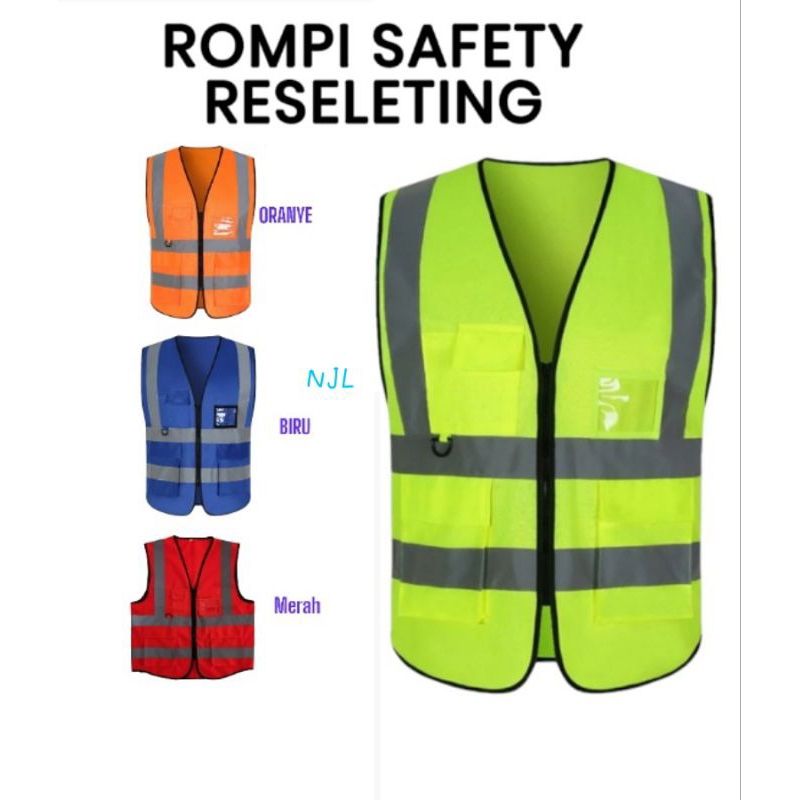 Jual Rompi safety id card 4 line | Shopee Indonesia