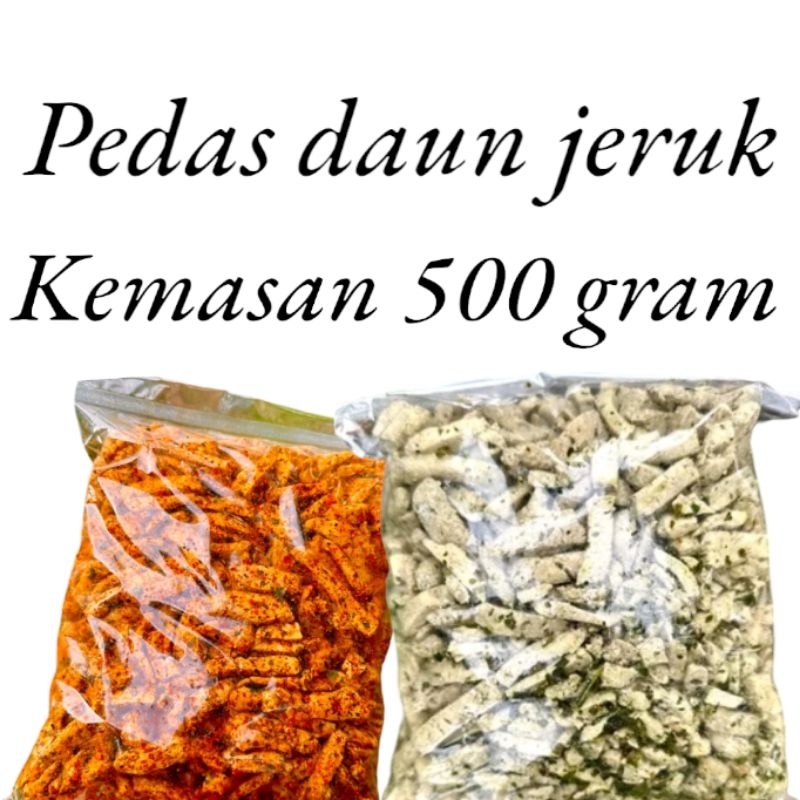 Jual Basreng viral pedas dan original daun jeruk kemasan 500gram ...