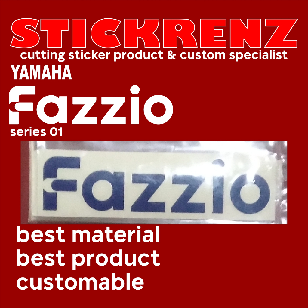 Jual Cutting Sticker Stiker Body Motor Yamaha Fazio 01 Custom | Shopee ...