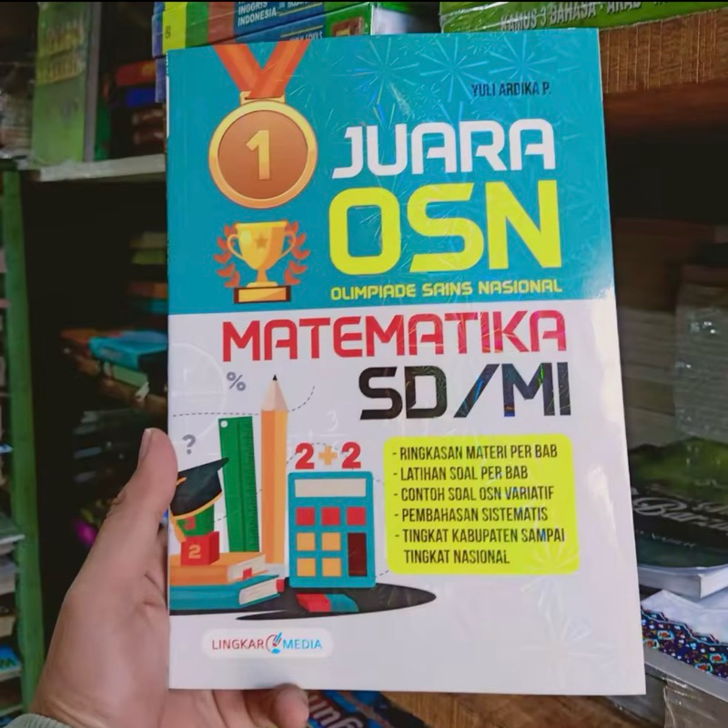 Jual BUKU JUARA OSN OLIMPIADE SAINS NASIONAL MATEMATIKA SD/MI FULL COLOUR | Shopee Indonesia