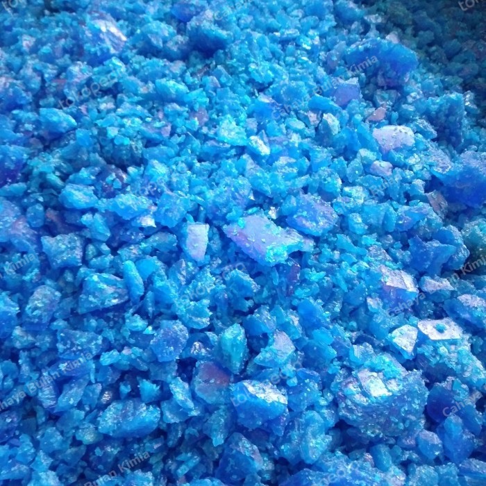 Jual Copper Sulphate Kristal / Copper Sulfat / Trusi 250 Gram | Shopee ...