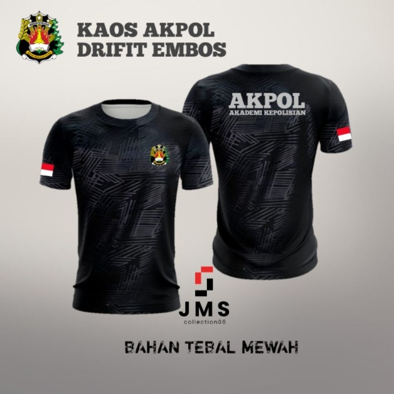 Jual Kaos AKPOL / Baju kaos AKPOL / Kaos AKPOL bahan tebel dryfit ...