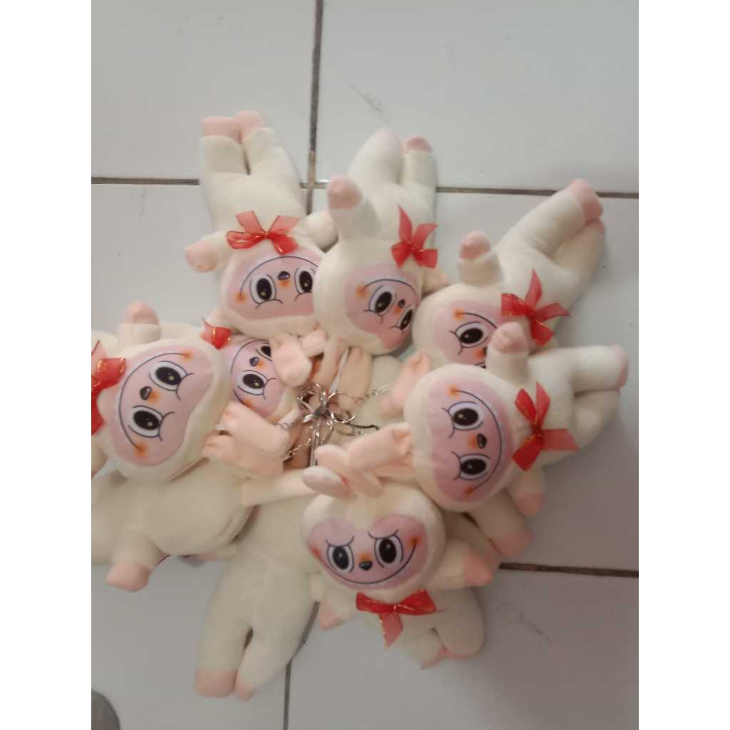 Jual Gantungan Kunci Boneka Labubu The Monster Exiting Macaron Labu ...