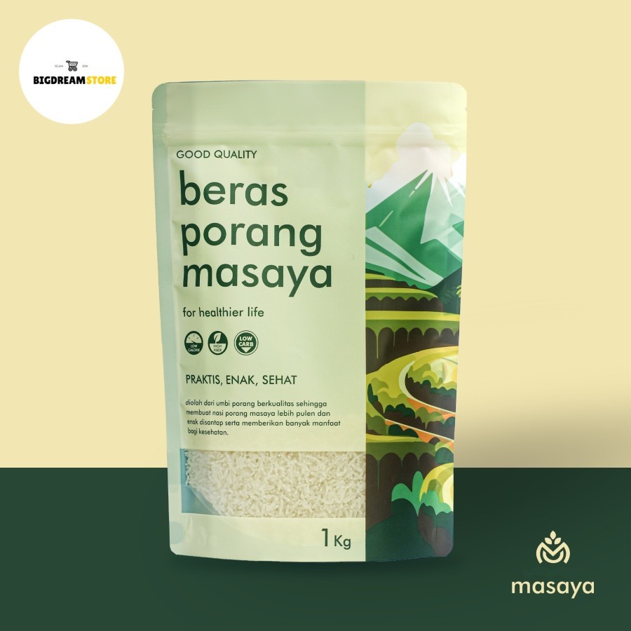 Jual Masaya Beras Porang 1kg | Instant Konjac Rice - Mudah & Praktis ...