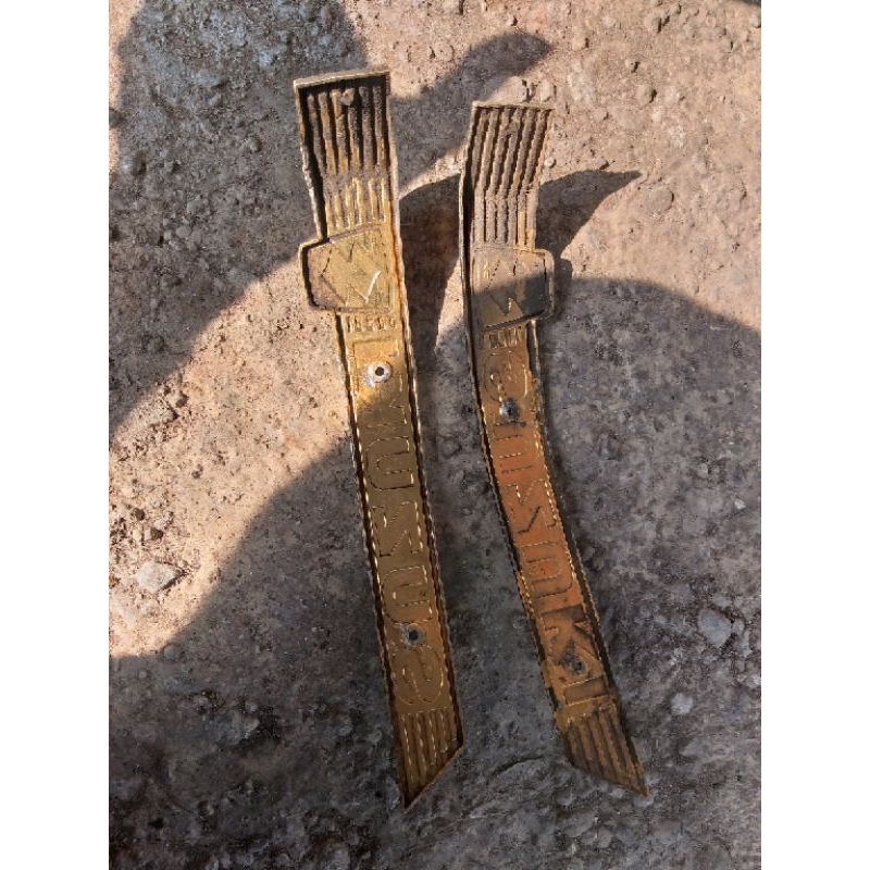 Jual emblem logo lis tangki tengki bahan logam suzuki fr80 fr 80 lama ...