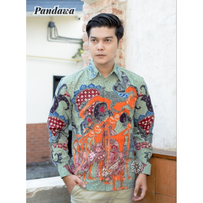 Jual MEIFA BATIK Kemeja Batik Tulis Asli Motif Pandawa Bahan Adem Ready ...