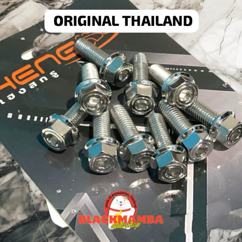 Jual BAUT STAINLESS 2 KUNCI M6x20/DRAT 10x20 | Shopee Indonesia