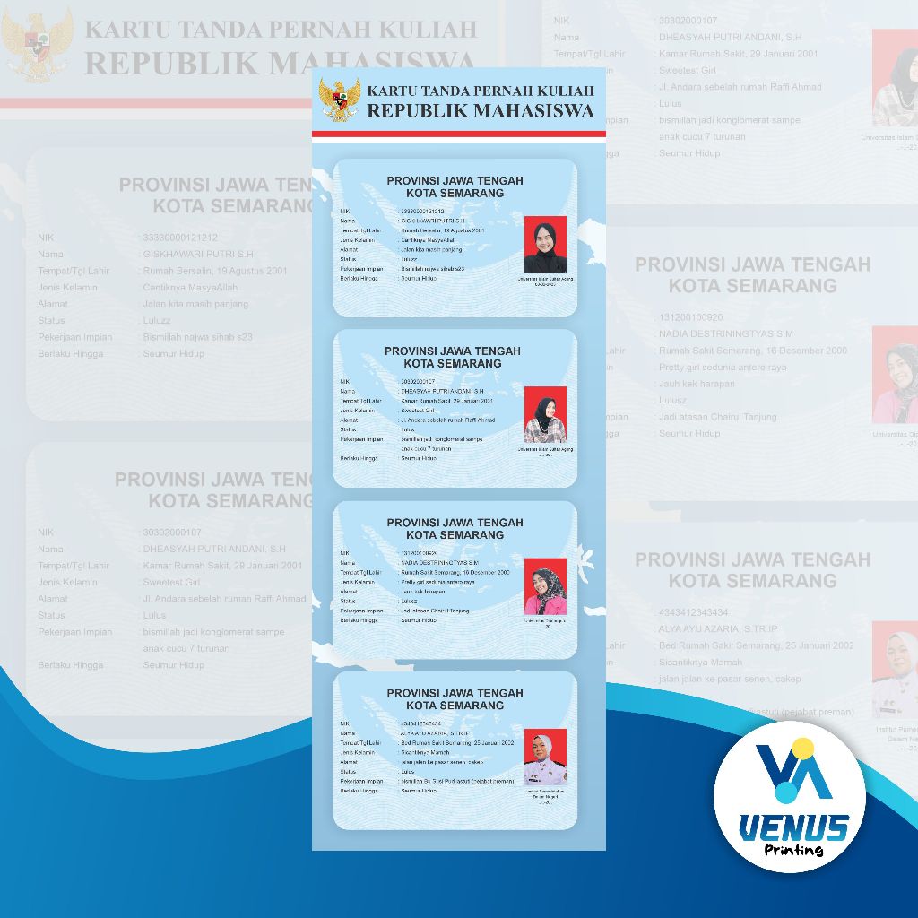 Jual Banner Sidang Skripsi Tema KTP, Spanduk Wisuda Tema KTP, Standing ...