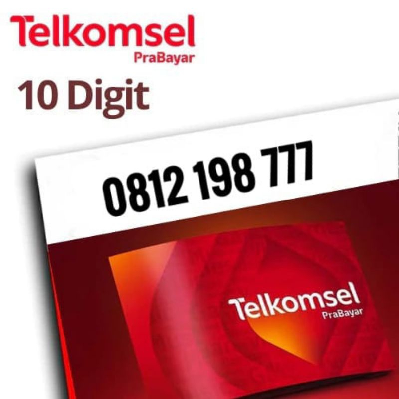 Jual Nomor Cantik Telkomsel Seri 10 Digit | Shopee Indonesia