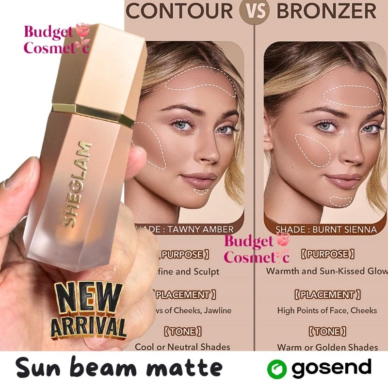 Jual bronzer SHEGLAM SUN BEAM matte liquid bronzer | Shopee Indonesia