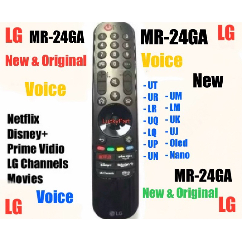 Jual Remote Magic LG MR24GA Original-Remote Smart TV LG MR24GA Original ...