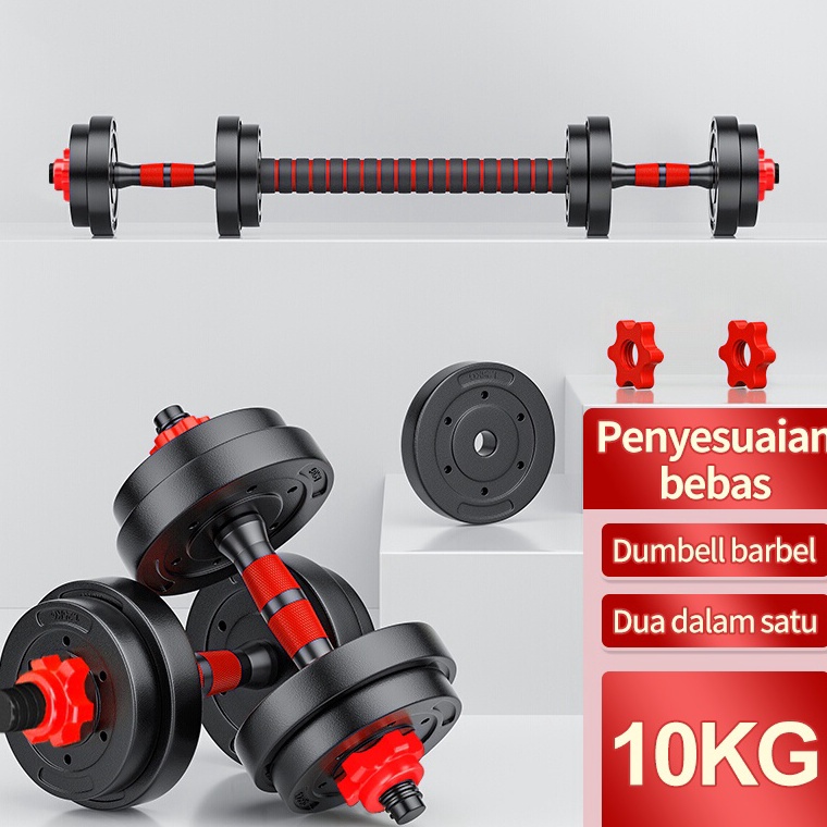 Jual Sedang Populer Dumbbell Barbel set peralatan fitness 1 kg bisa disambung Tiang Angkat EBUY ...