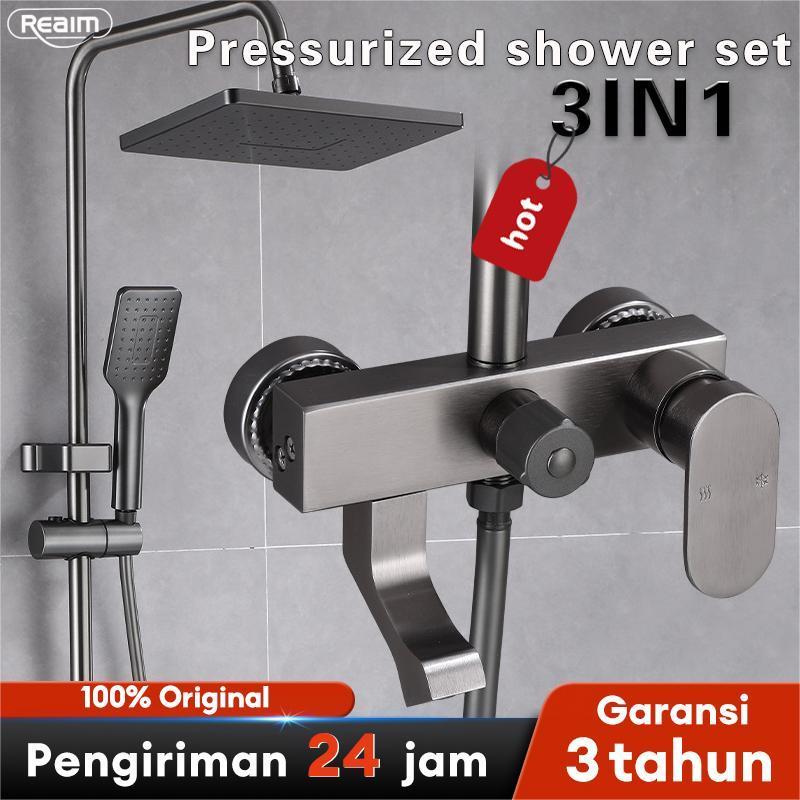 Jual Shower Set 3-in-1 /Shower Set Kamar Mandi Rain Shower - Kepala Shower Mandi Premium ...