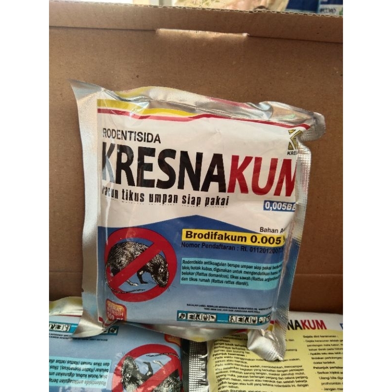 Jual KRESNAKUM 100 GRAM RODENTISIDA RACUN TIKUS | Shopee Indonesia