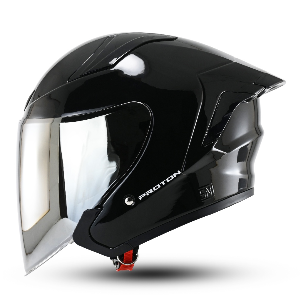 Jual HRV PROTON HELM HALF FACE TERBARU SPOILER ARMOR SPORTY ORIGINAL ...