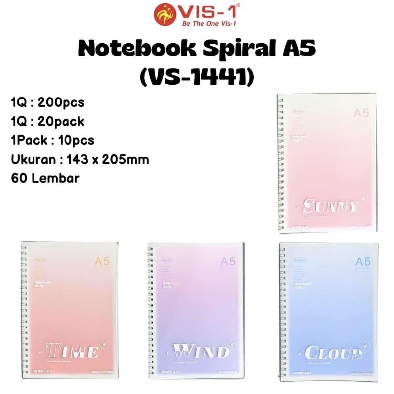 Jual Notebook spiral A5 | Shopee Indonesia