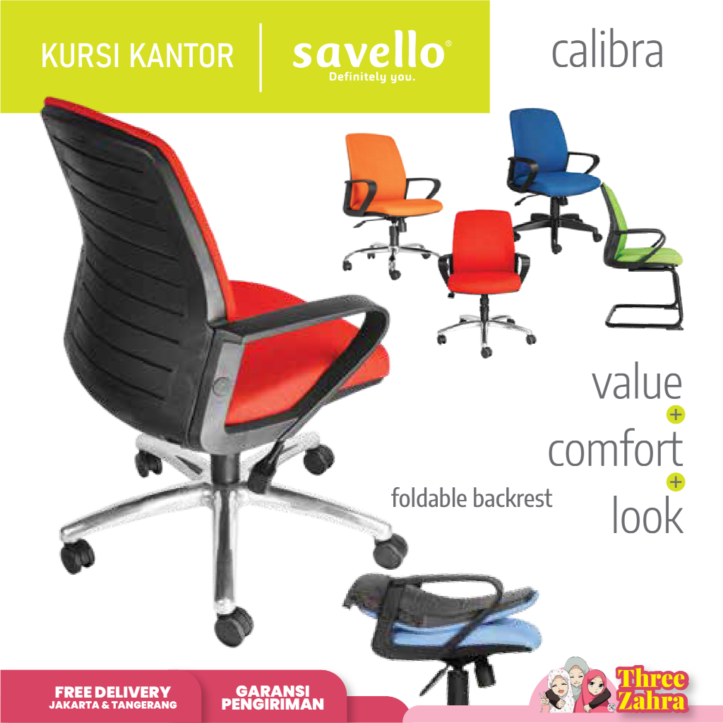 Jual Kursi Kantor Savello Calibra/ Kursi Kerja / Kursi Staff | Shopee ...