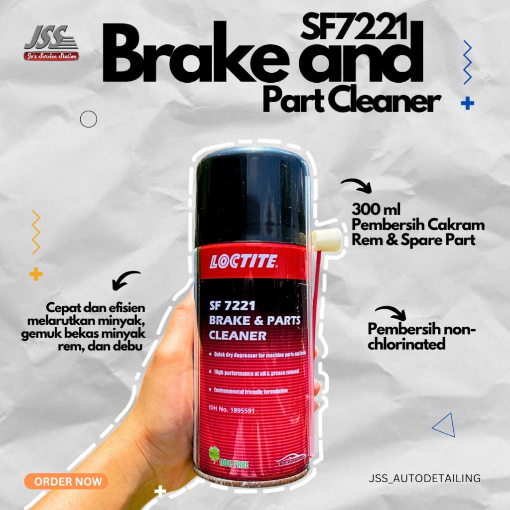 Jual LOCTITE SF 7221 Brake & Parts Cleaner isi 300 ml - Automotive Care ...