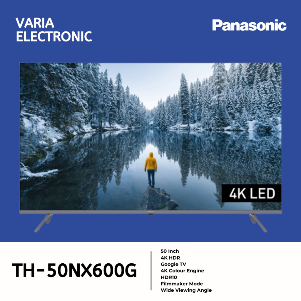Jual LED TV PANASONIC 50 Inch TH-50NX600G 4K HDR Google TV | Shopee ...