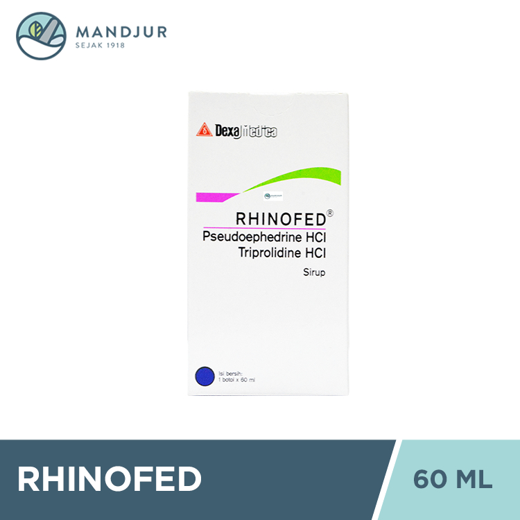Jual Rhinofed Sirup 60 mL - Obat Flu, Pilek, Demam, Hidung Tersumbat ...