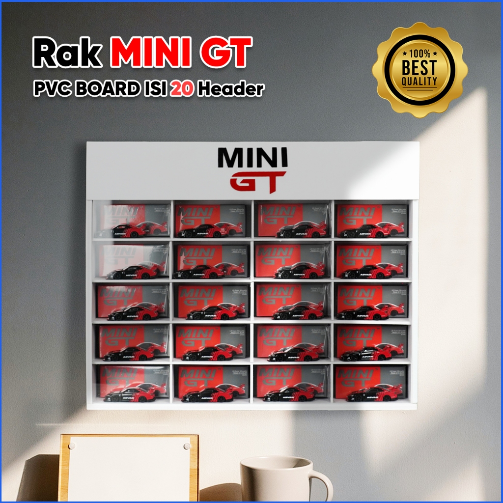 Jual Rak Mini GT Bahan PVC Board Isi 20 Dengan Logo | Shopee Indonesia