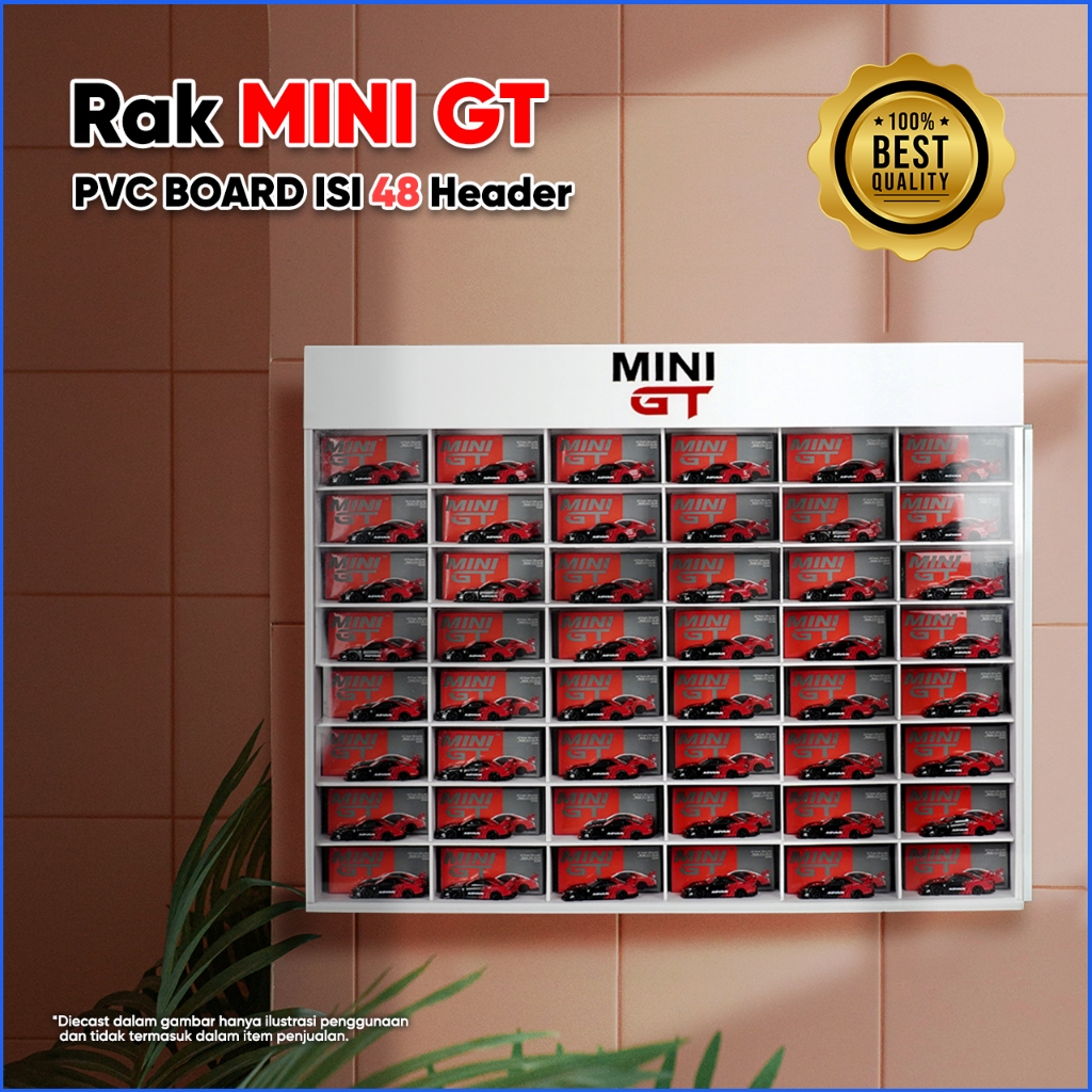 Jual Rak Mini GT Bahan PVC Board Isi 48 Dengan Logo | Shopee Indonesia
