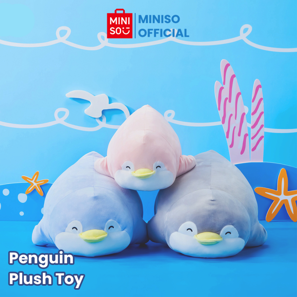 Jual MINISO TOY - Miniso Mainan Mewah Plush Toy Penguin Boneka Mewah ...