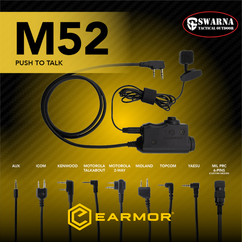 Jual Microphone PTT - Microphone - PTT Military - Earmor | Shopee Indonesia