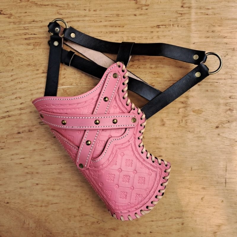 Jual QUIVER KULIT SERI MONGOL SILANG PINK | Shopee Indonesia