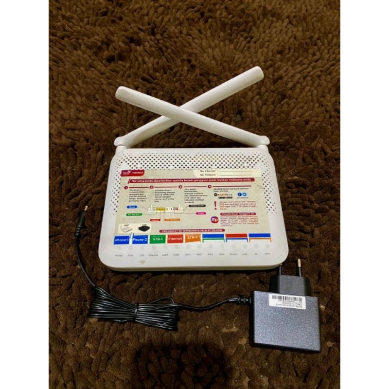Jual Router Ont Modem fiberhome unit + adaptor | Shopee Indonesia