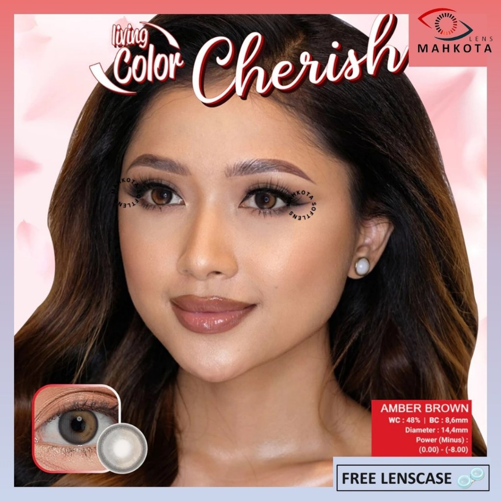 Jual SOFTLENS LIVING COLOR CHERISH BY IRISLAB NORMAL & MINUS (-0.50 SD ...