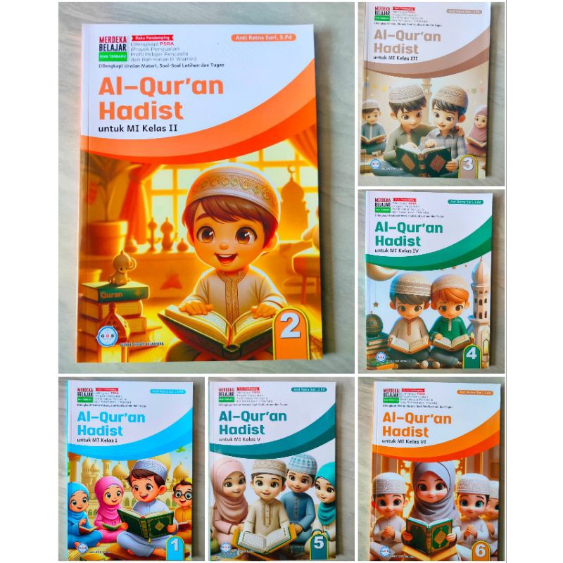 Jual Al Qur'an Hadist MI Kurikulum Merdeka kelas 1,2,3,4,5,6 Buku Paket | Shopee Indonesia