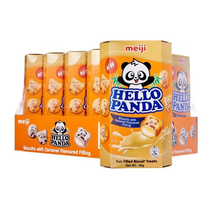 Jual Meiji Hello Panda Caramel Cream 42gram | Shopee Indonesia