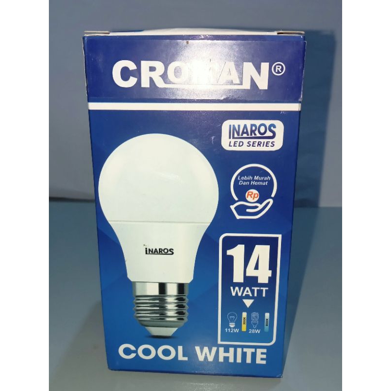 Jual LAMPU CROMAN INAROS LED BLUB 14 WATT | Shopee Indonesia