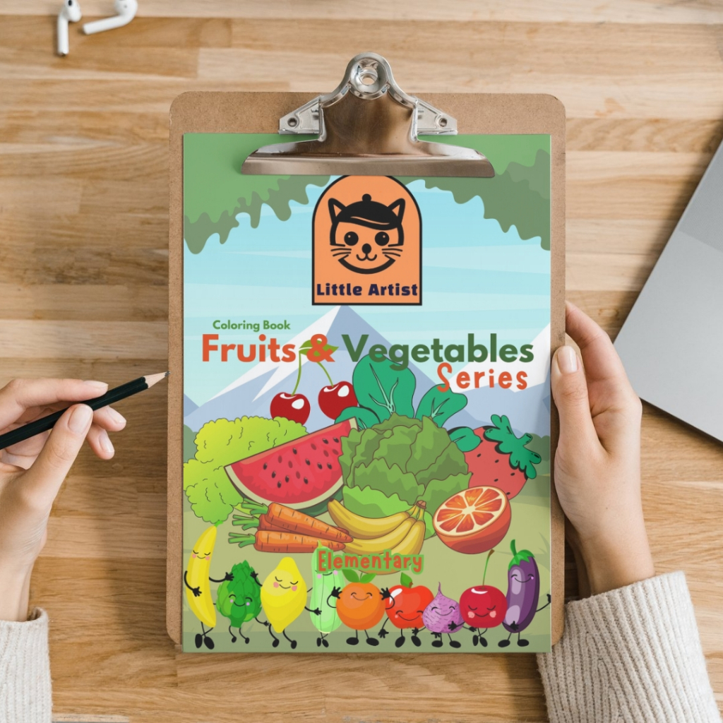 Jual Buku Mewarnai Tema Buah dan Sayuran Coloring book Fruit and ...