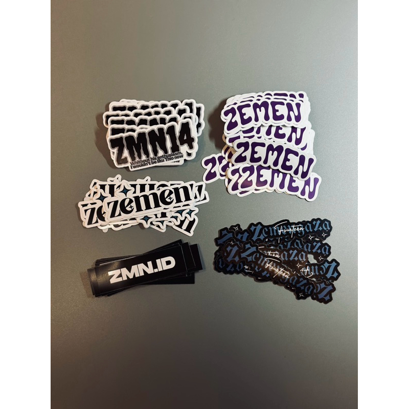 Jual STIKER ZMN14/GAZA14 50PCS 5 DESAIN BISA REQUEST | Shopee Indonesia