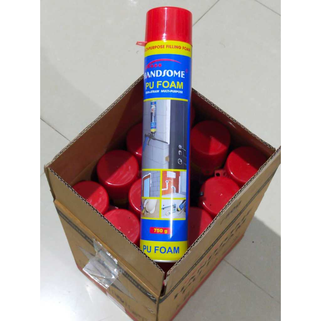 Jual ORIGINAL Sealant Spray PU Foam Handsome 750 gram Sealant Serbaguna Pengisi Celah | Shopee ...