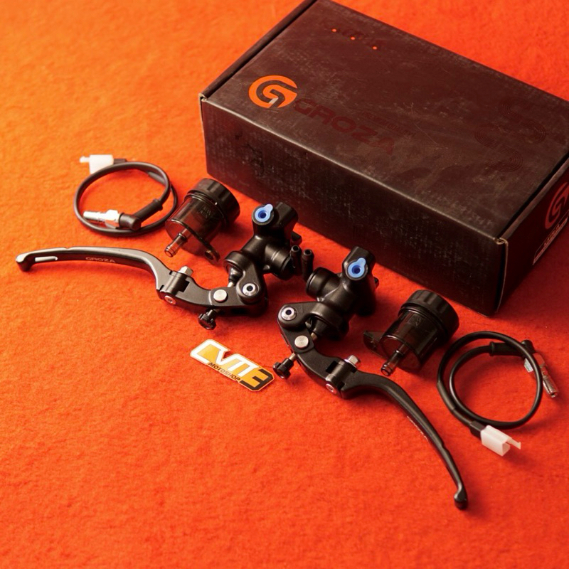 Jual TERMURAH! Master Rem Radial S1 Groza 14mm Hitam Kanan Kiri Nmax ...