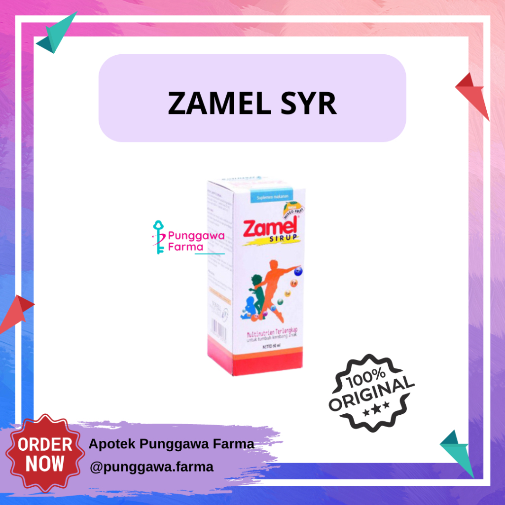 Jual Zamel Syrup 60ml | Shopee Indonesia