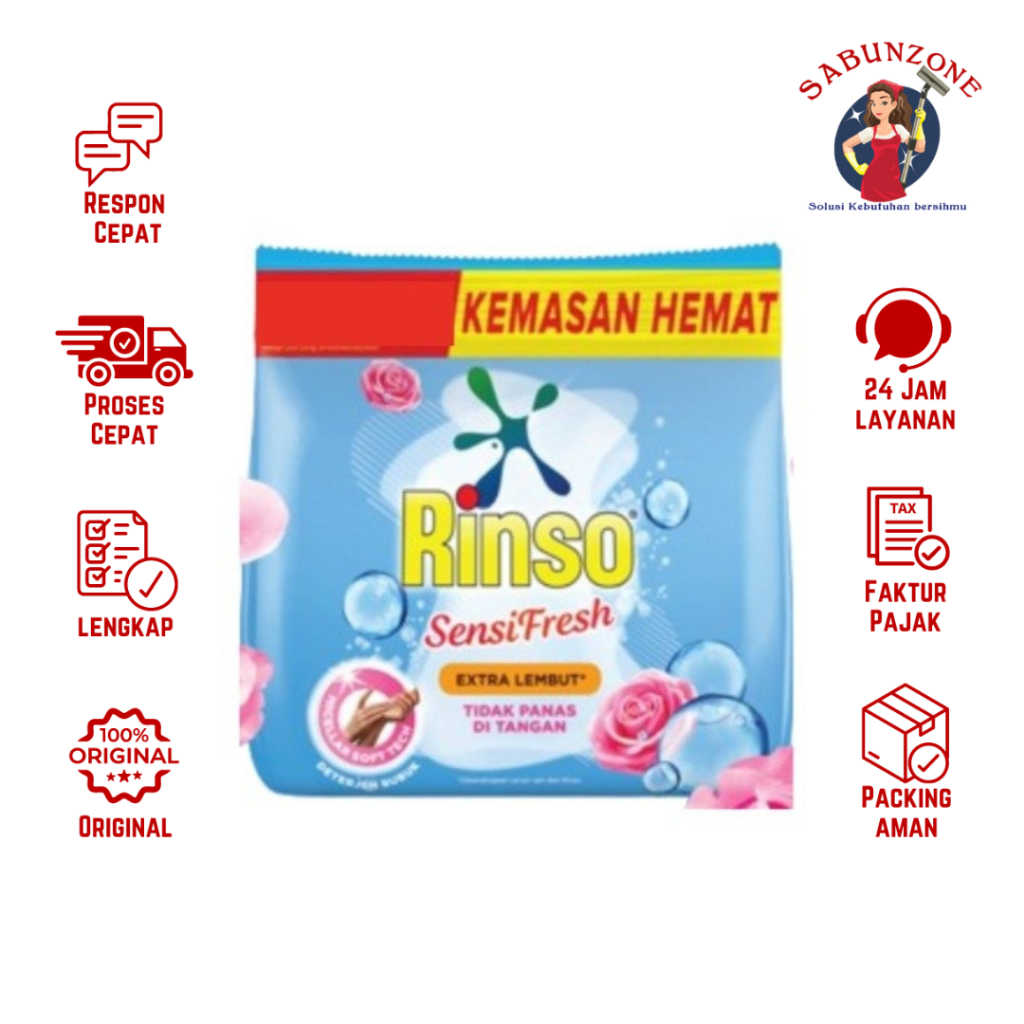 Jual Rinso Micellar Powder Deterjen Bubuk 210 gr | Shopee Indonesia