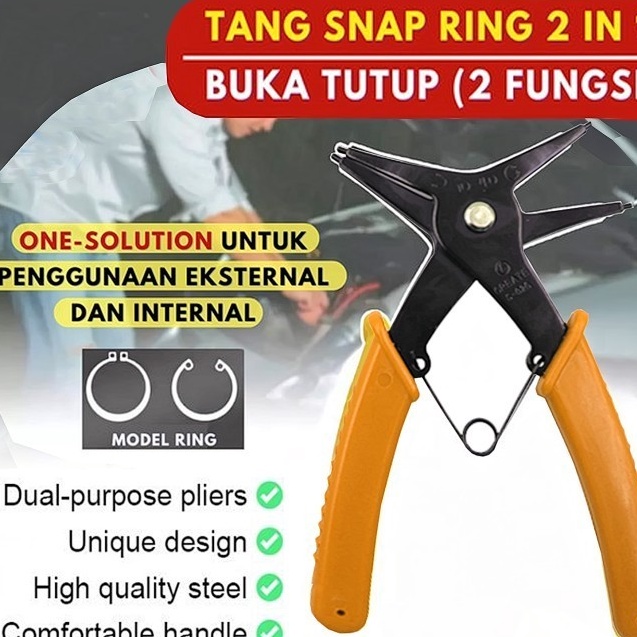 Jual Tang Snap Ring Sepi Spi Spie Circlip Pliers 4 Way Type Buka Tutup ...