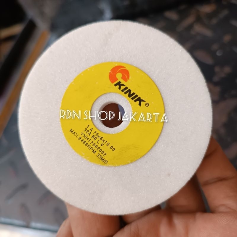 Jual KINIK Batu gerinda 3 inch 75 x 6 x 10 mm Grit 80 LV1A KINIK INNER ...