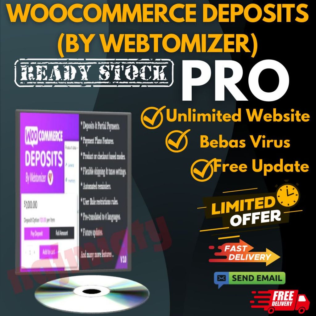 Jual WooCommerce Deposits (by Webtomizer) – Plugin Pembayaran Sebagian untuk WooCommerce ...