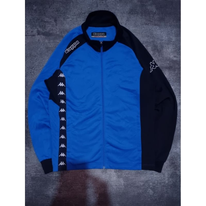 Jual Tracktop Kappa Original Blue | Shopee Indonesia