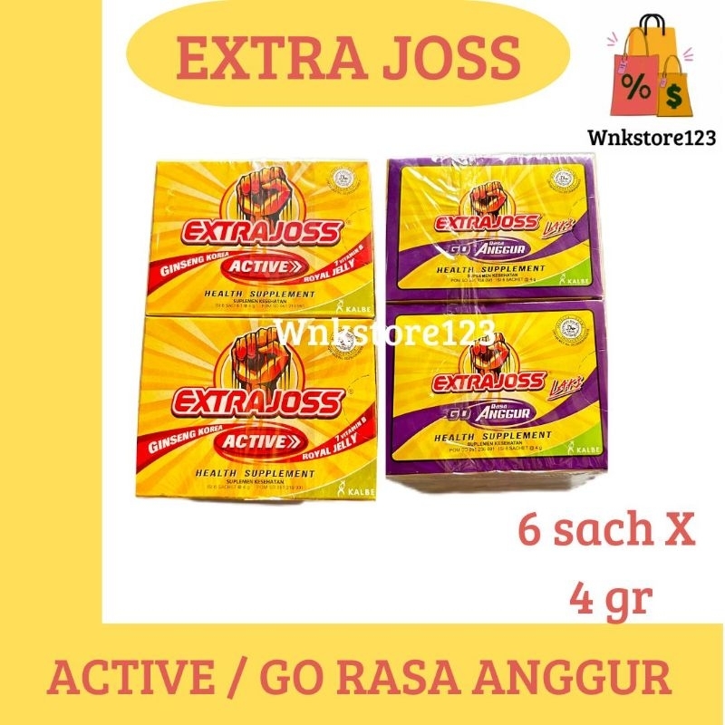 Jual Extra joss box 6 sachet 4gr | Shopee Indonesia