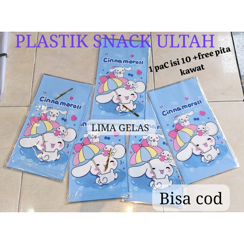 Jual (Isi 10)Plastik Snack Ulang Tahun (ultah) 22x40 / Plastik Karakter ...