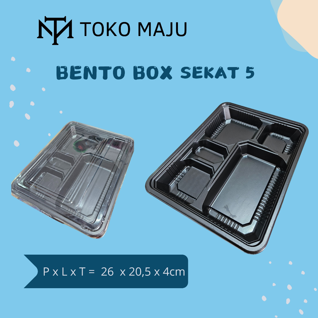 Jual Box Bento 5 Sekat | Shopee Indonesia