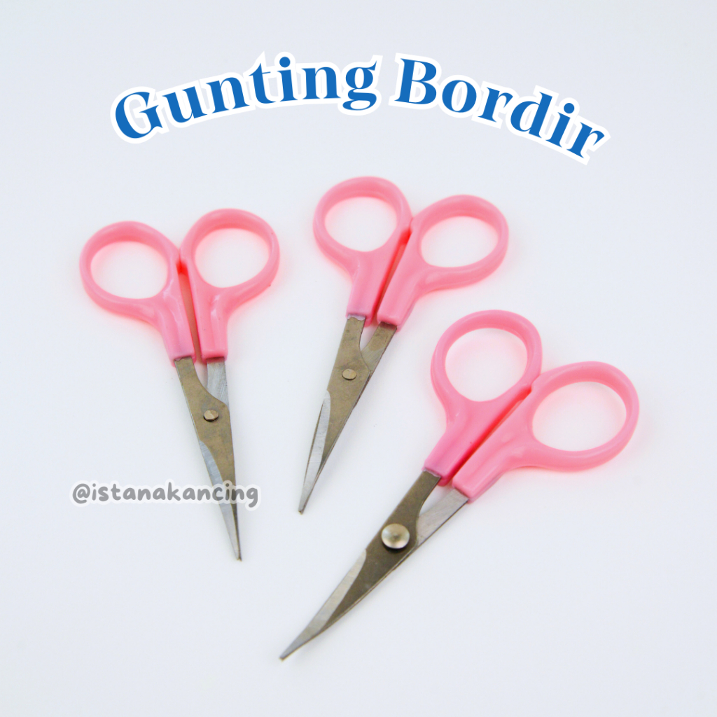 Jual Gunting Bordir Aplikasi Ujung Melengkung Perlengkapan Alat Jahit ...